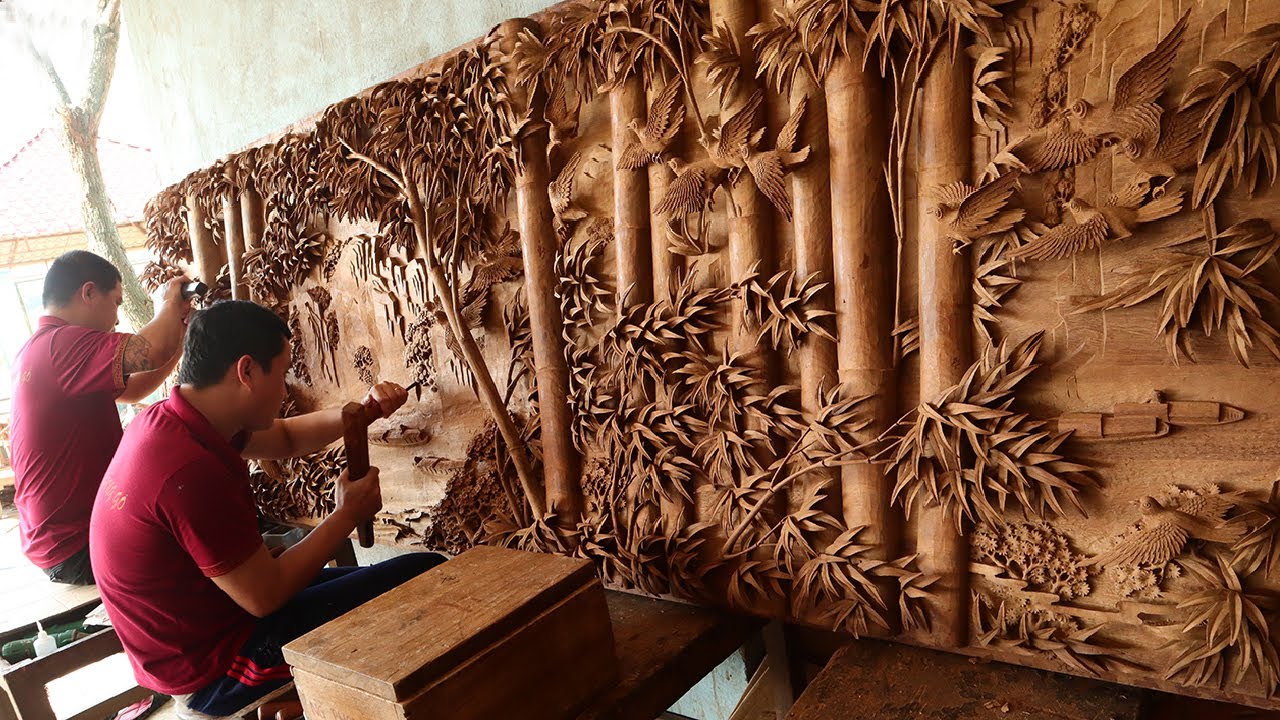 Vietnamese Carving Artisans: Merging Craftsmanship and Modern Technology